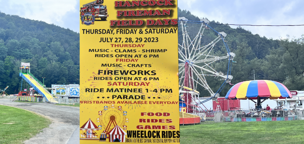 Fireman's Field Days Fair Opens | Town of Hancock